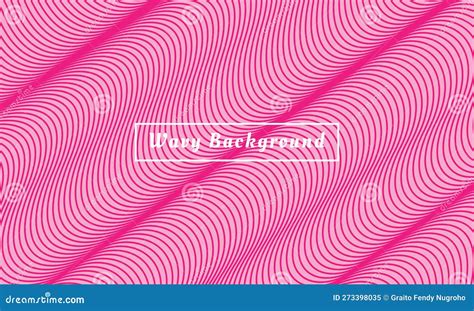 Wavy Background Template Copy Space Wavy Lines Backdrop Design Flat Vector Stock Vector
