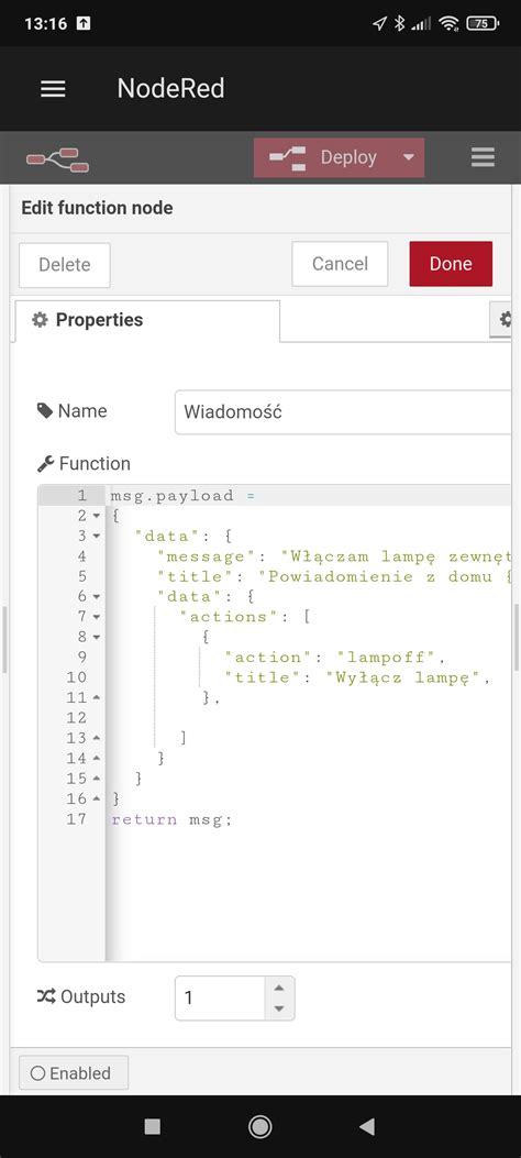 Actionable Push Notification Ios 5 Przez Krzysztof Lusiak Node Red Arturhome
