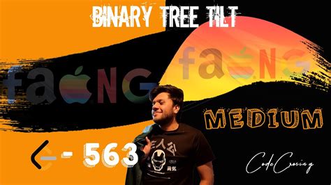 binary tree tilt leetcode 563 easy solution youtube