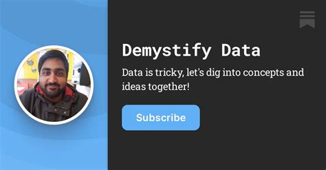 demystify data aditya goyal substack