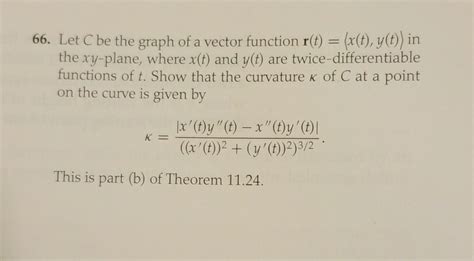 solved find the curvature of each of the functions defined