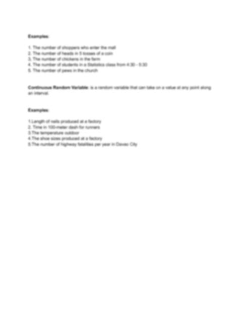 SOLUTION Statistics And Probability Random Variable Studypool