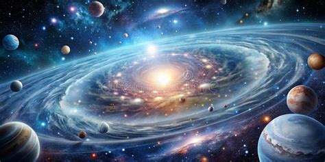 Metaphorical Origin Of The Universe Ai Created Content Stock