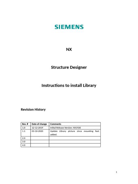 Instruction Structuredesigner Library Installation V11 Pdf