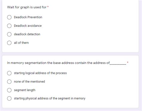 Solved Wait For Graph Is Used For Deadlock Prevention