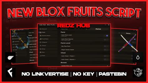 [new] Blox Fruits Script Hack Redz Hub Auto Farm Auto Raid Auto V4 Mobile And Pc Youtube