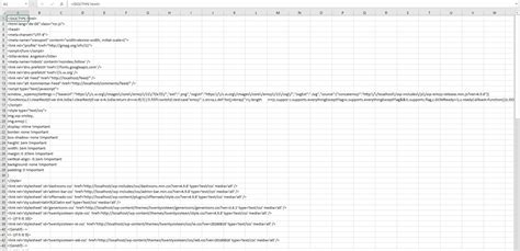 mysql csv export from wordpress sourcecode of page in file stack