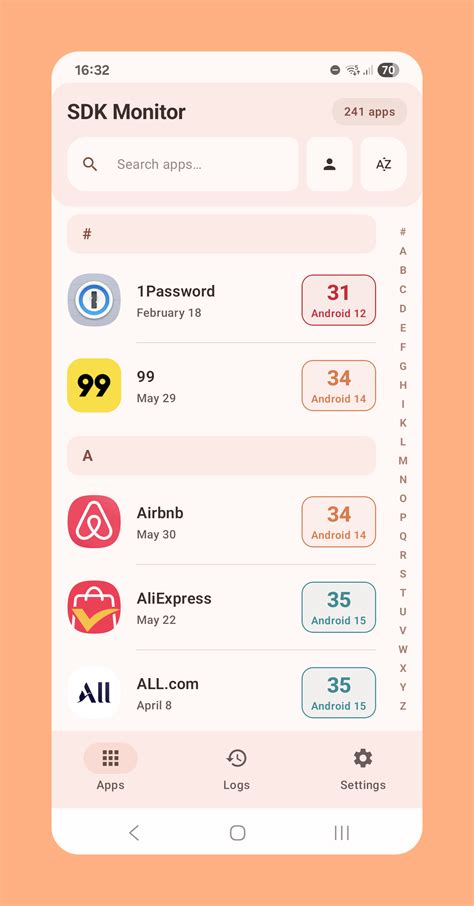 Sdkmonitor App To Display And Monitor The Targ Codekk Androidopen Source Website