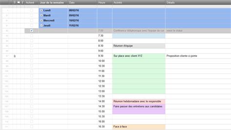 Planning Nettoyage Maison Excel Ventana Blog