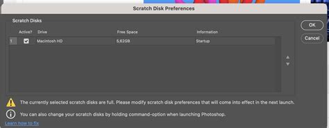 Photoshop Scratch Disk Problem It Just Doesnt Wor Adobe Community