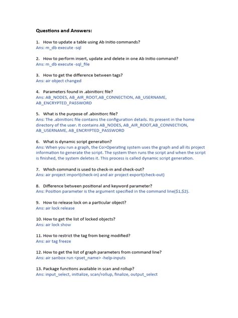 Qanda Questions Of Abnitio Pdf Parameter Computer Programming