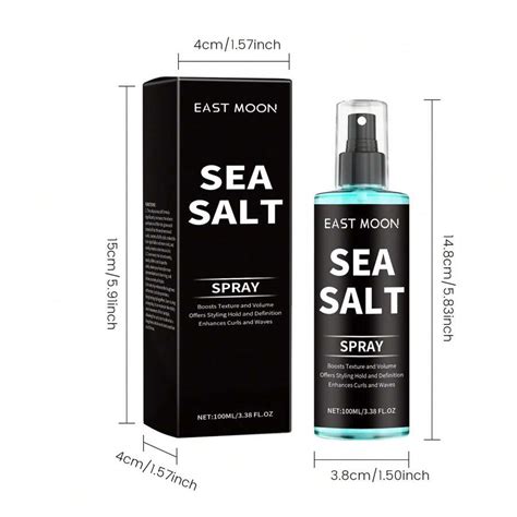 100ml Sea Salt Texturizing Hair Spray Long Lasting Curl Defining Flexible Styling Finishing