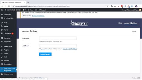 Wordpress Form Plugin Kirimemail