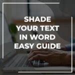 Mastering The Art Of How To Shade In Word Adazing