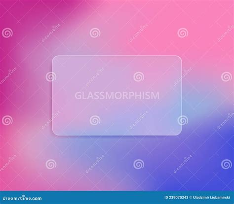Glassmorphism Vector Concept Glass Effect Login Page Mobile App Login