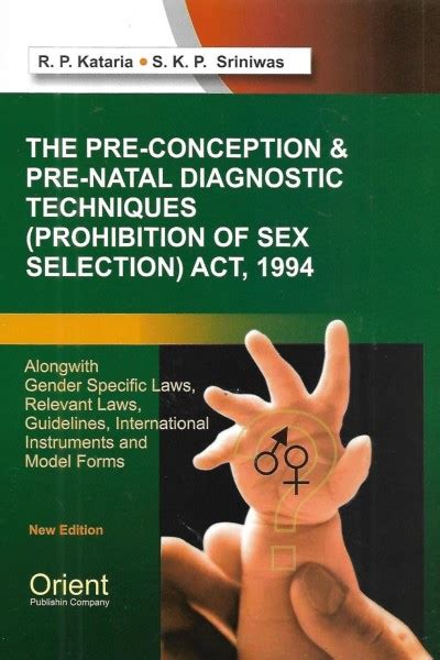The Pre Conception And Pre Natal Diagnostic Techniques Prohibition Of