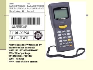 Parcel Management System PPT