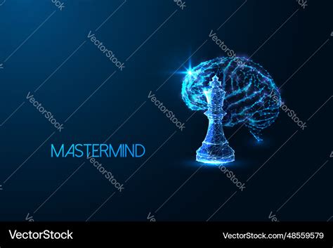 mastermind leadership creative thinking royalty free vector