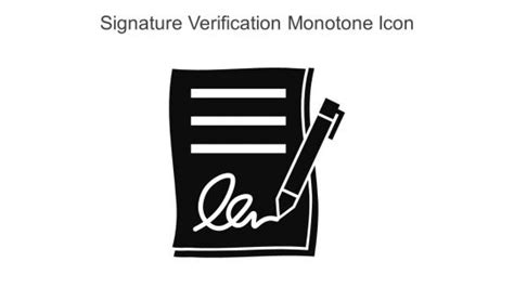 Signature Verification Powerpoint Presentation And Slides Ppt Template Slideteam