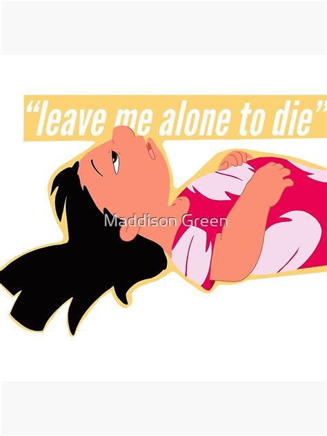 Lass Mich Allein Sterben Lilo Und Stitch Style 2 Dekokissen Von