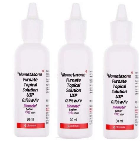 Momate Mometasone Furoate Topical Solution Usp For Clinical Packaging Type Bottle At Rs 133