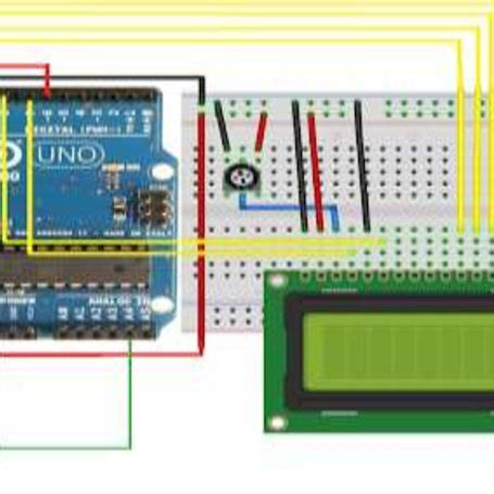 Shows How To Connect The Sensor To The Arduino Panel Download Scientific Diagram