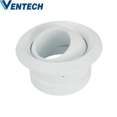 Round Jet Ball Diffuser Aluminum Ceiling Air Diffuser Ventilation Diffuser Grille Jet Nozzle