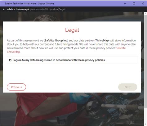 Safelite Job Application Wont Let You Move Forward Unless You Agree To