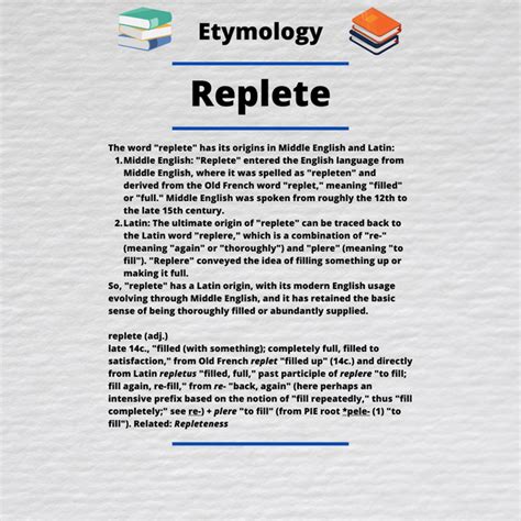 Replete R Vocabwordoftheday