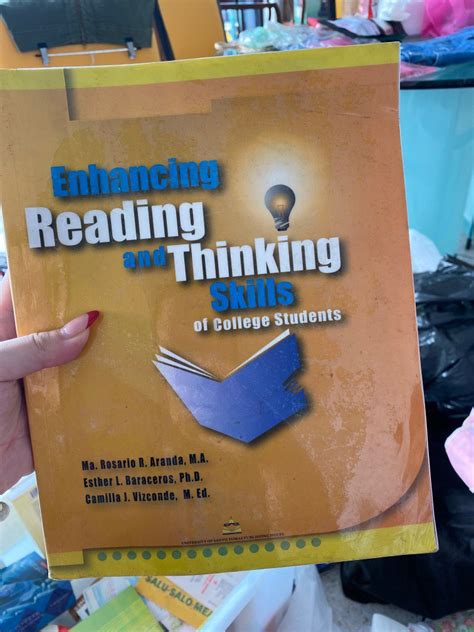 Enhancing Reading And Thinking Skills Of College Students Book Hobbies Enhancing Reading And Thinking Skills Of College Students Book Hobbies