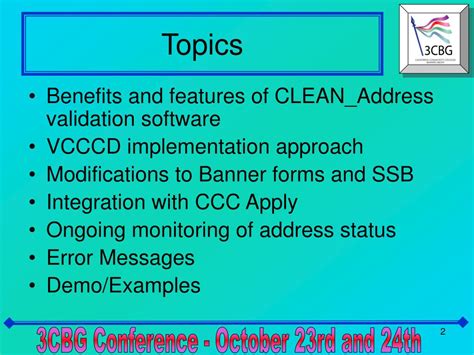 PPT Implementing CLEAN Address Address Validation Software At VCCCD PowerPoint Presentation