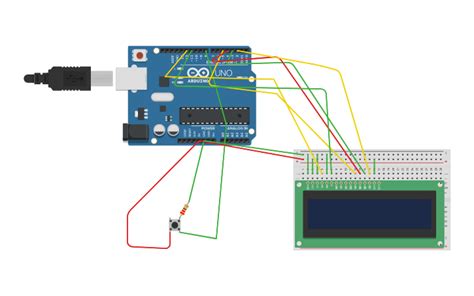 Circuit Design Dice Game Stimulation Tinkercad