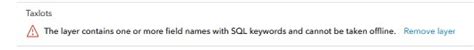 sql keywords blocking inclusion of certain fields esri community