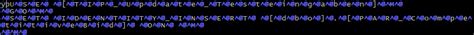 Vim Vi Shows Control Characters After Splitting A Large Text File