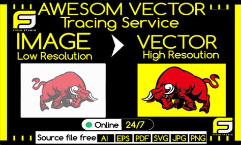 Do Vector Tracing Redesign And Clean Up Logo By Fiveo Studio Fiverr