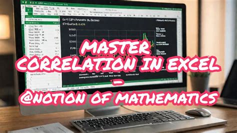 How To Calculate A Correlation In Microsoft Excel Pearsons R