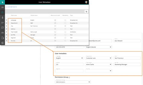 The User Metadata Section