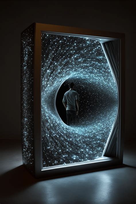 Luxury Infinity Mirror Teleport Device • Promptden