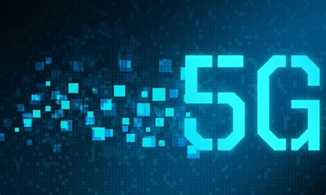 Premium Photo Mobile G Network With Blue Background