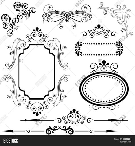Border Frame Designs Vector And Photo Free Trial Bigstock