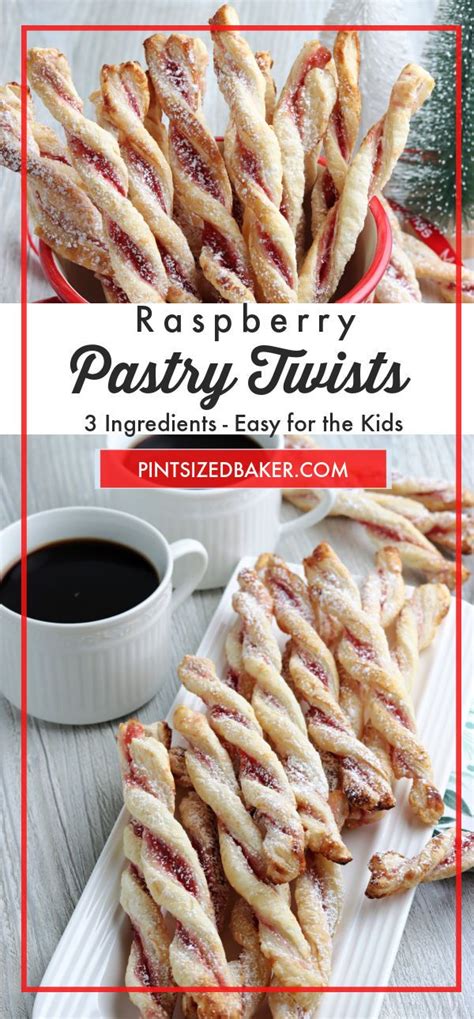 Raspberry Pastry Twists Recipe • Pint Sized Baker Recipe Twisted