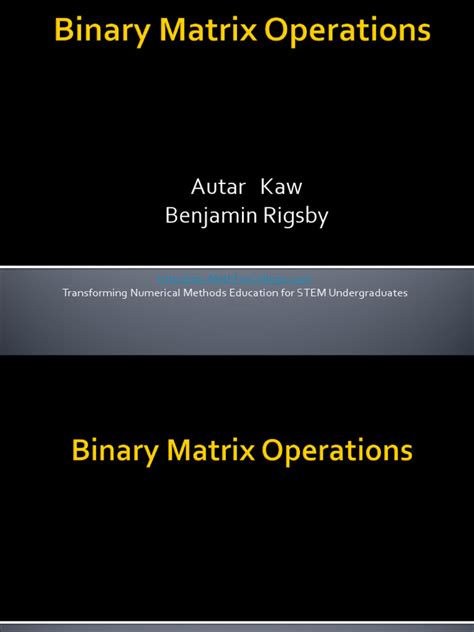3operations On Matrices 4 Pdf Matrix Mathematics Scalar