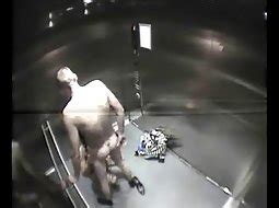 Sex In The Elevator Voyeurs HD