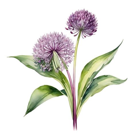 Premium Photo Allium Roseum Flower