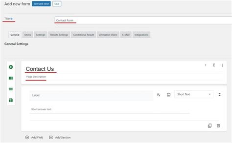 how to create simple forms in wordpress