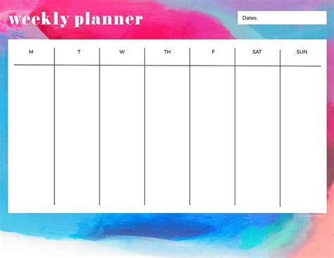 Calendar One Week Linzy Phaidra