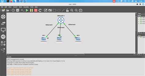 Tutorial Konfigruasi Vlan Switching Di Gns3 Menggunakan Mikrotik Chr