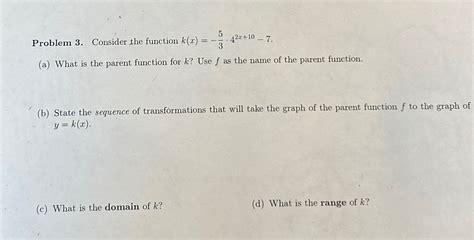 Solved Consider The Function Kx 5342x10 7a ﻿what Is