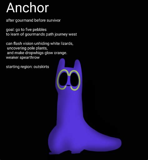 The Anchor Slugcat Oc Rainworld By Wurtta On Deviantart