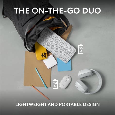 Logitech Pebble 2 Combo Wireless Quiet Keyboard And Mouse Customisable